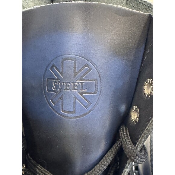 STEEL | Shoes | Steel Boots Eyelets British Flagpunk Boots Screw Sole ...